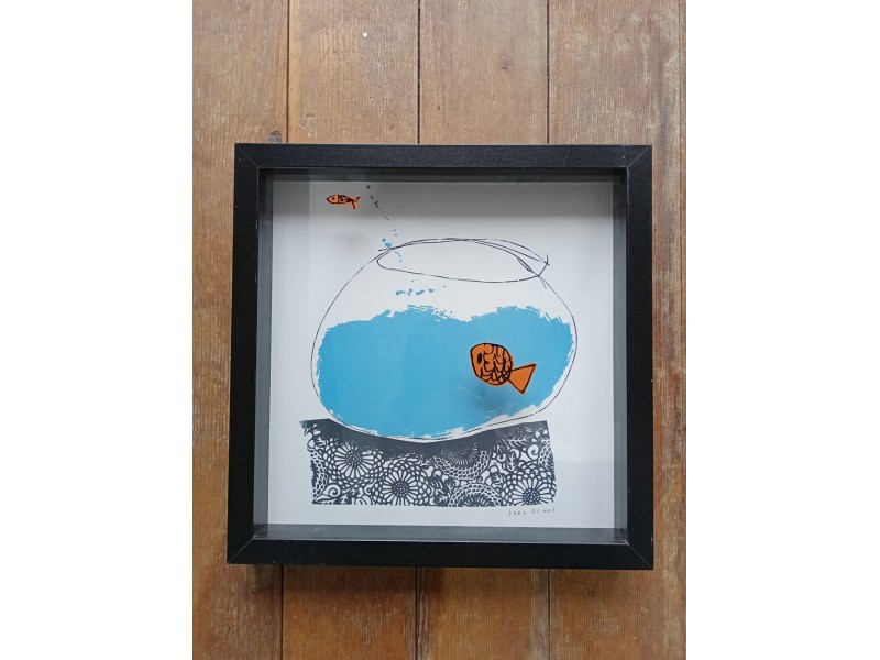 Vintadž IKEA umetnički print