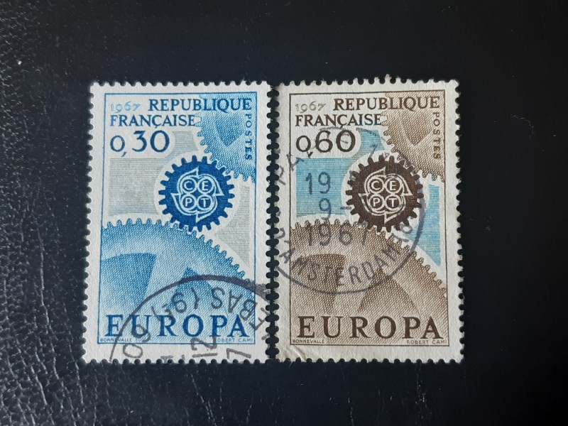 FRANCUSKA 1967 CEPT