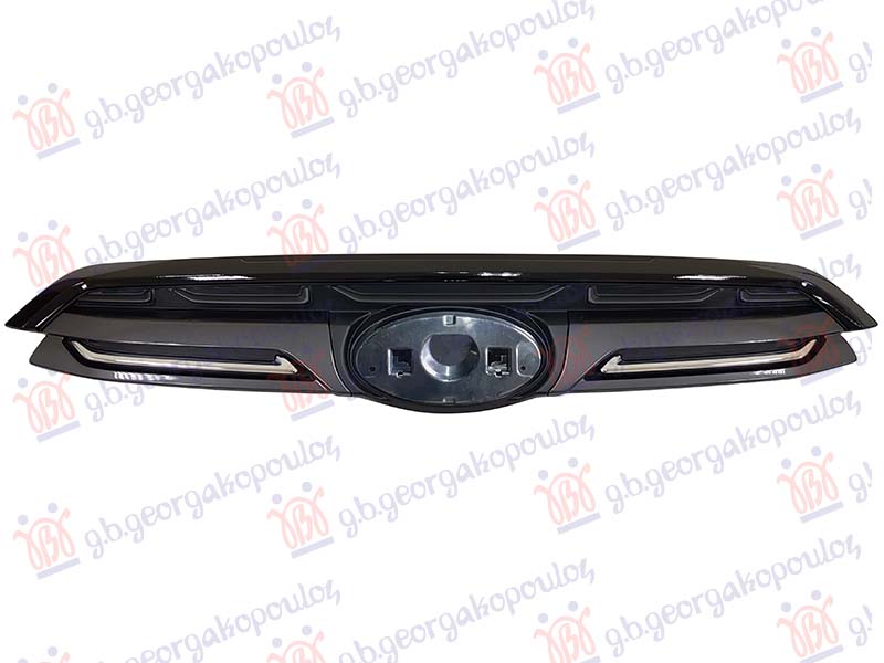 PVC MASKA (GORNJI DEO) CRNA/SIVA (HROM LAJSNE)
