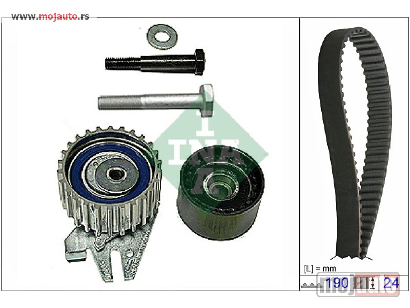 Fiat Stilo 1.9JTD Set Zupcastog Kaisa 01-07,NOVO