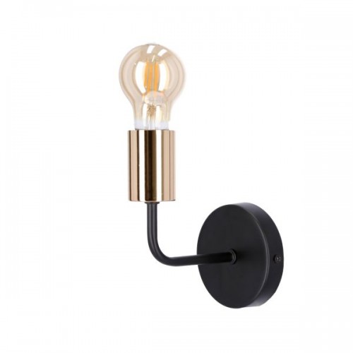 Spill Zidna Lampa Crna 1x60W E27