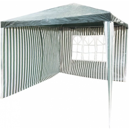 Paviljon sa Dve Stranice 3x3x2,5m Zeleno Beli