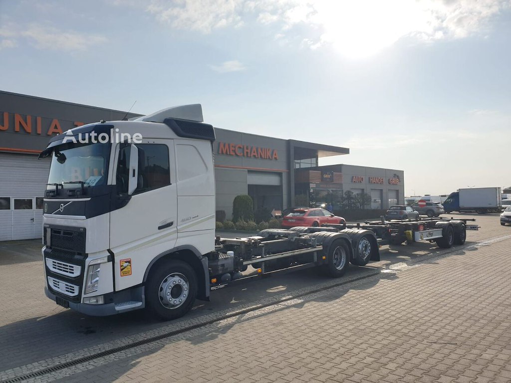 Volvo FH 460 EURO 6 BDF SWAP CHASSIS + TRAILER FLIEGL TWP180 vozilo za prevoz kontejnera + prikolica