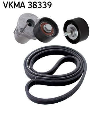 Garnitura klinastog rebrastog kaiša SKF VKMA 38339
