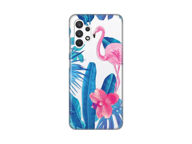 Torbica Silikonska Print Skin za Samsung A325F Galaxy A32 4G Summer Flamingo