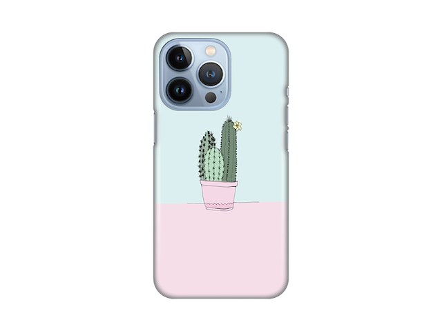 Torbica Silikonska Print za iPhone 13 Pro 6.1 Cactus