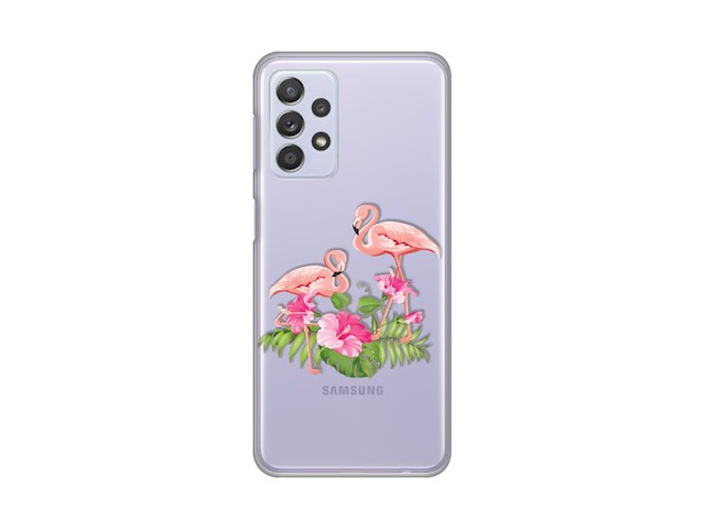 Torbica Silikonska Print Skin za Samsung A336B Galaxy A33 5G Flamingo