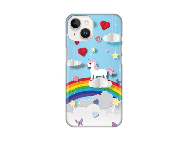 Torbica Silikonska Print za iPhone 14 6.1 Unicorn