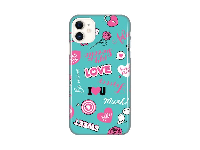 Torbica Silikonska Print za iPhone 11 6.1 Love