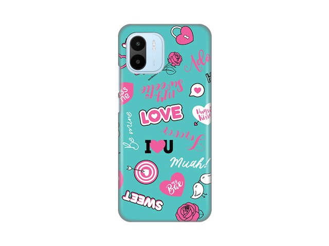 Torbica Silikonska Print za Xiaomi Redmi A1/A2 Love