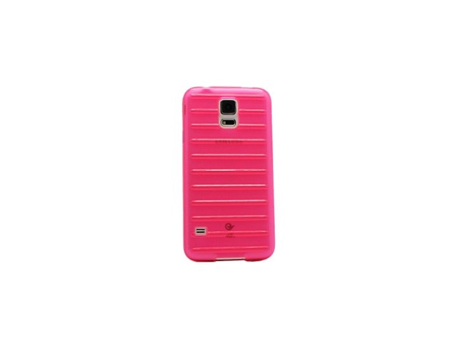 Torbica silikonska Rib za Samsung I9600 S5/G900 pink