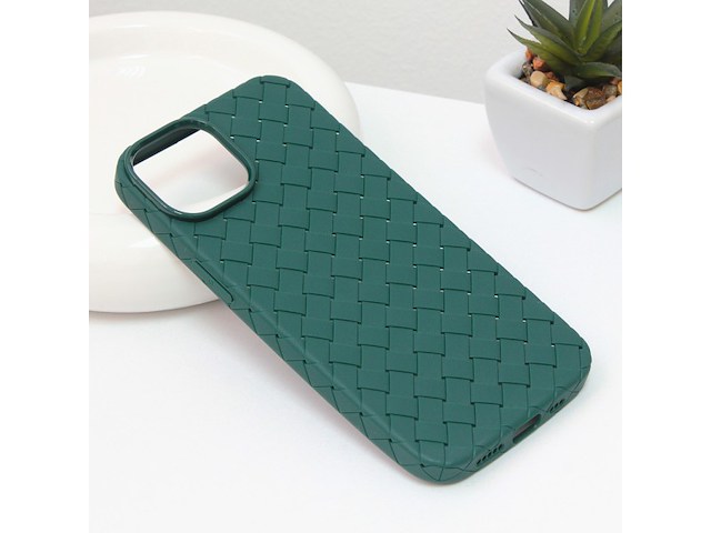 Torbica Weave case za iPhone 14 6.1 zelena