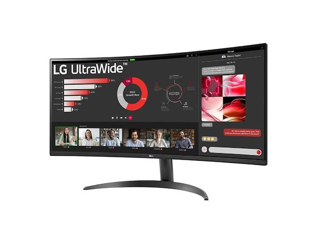 Monitor 34` LG 34WR50QK-B VA 3440x1440100Hz5ms2xHDMIDP