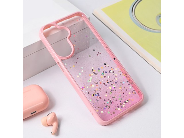 Torbica Frame Glitter za Samsung A266B Galaxy A26 roze