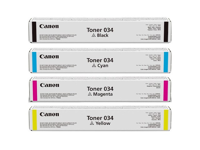 Toner Canon 034 Yellow