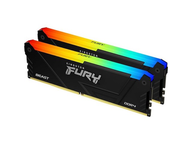 RAM DDR4 32GB (2x16GB) 3200MHz Kingston FURY BEAST RGB KF432C16BB2AK232