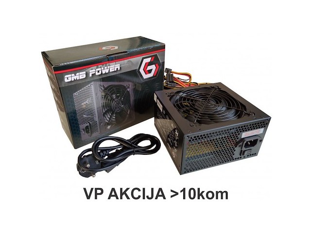 GMB-650-12 sa kutijom ** Gembird napajanje 650W 12cm FAN,20+4pn,4pin,3xSATA,1xIDE 4-pin, 6-pin(1720)
