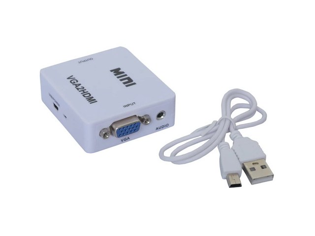 Konverter mini VGA na HDMI VGA2HDMI