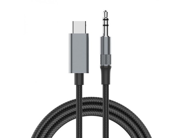 Adapter LDNIO LSY81c Type C na 3.5mm muski crni 1m
