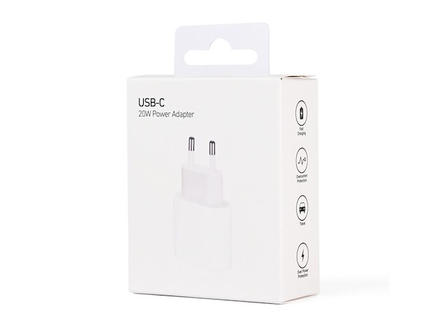 Kucni punjac PD Fast charger 20W za iPhone 11-14 CE beli