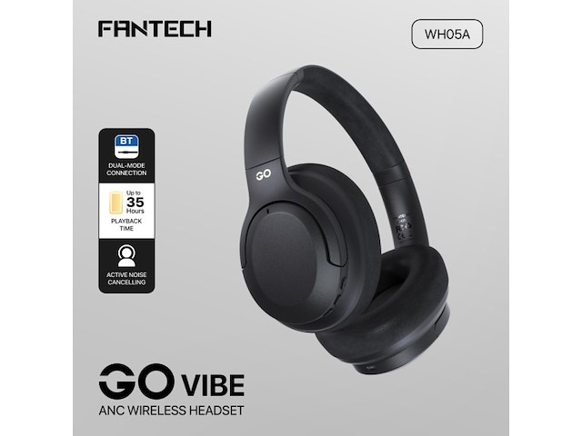 Bluetooth slusalice Fantech GO Vibe WH05A crne