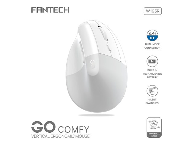 Mis Wireless Fantech W195R GO comfy beli