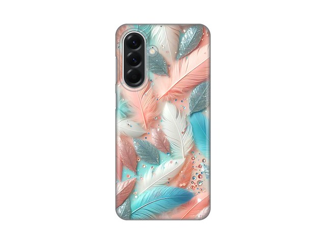 Torbica Silikonska Print za Samsung A566B Galaxy A56 5G Pastel Feathers