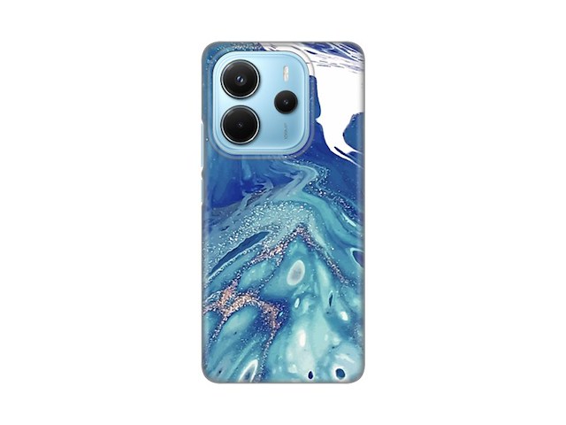 Torbica Silikonska Print za Xiaomi Redmi Note 14 4G (SRB) Blue Marble