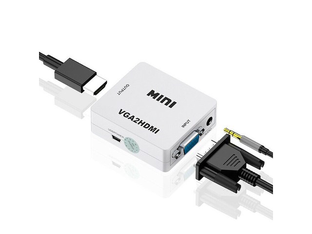 Adapter Box VGA na HDMI JWD-H2