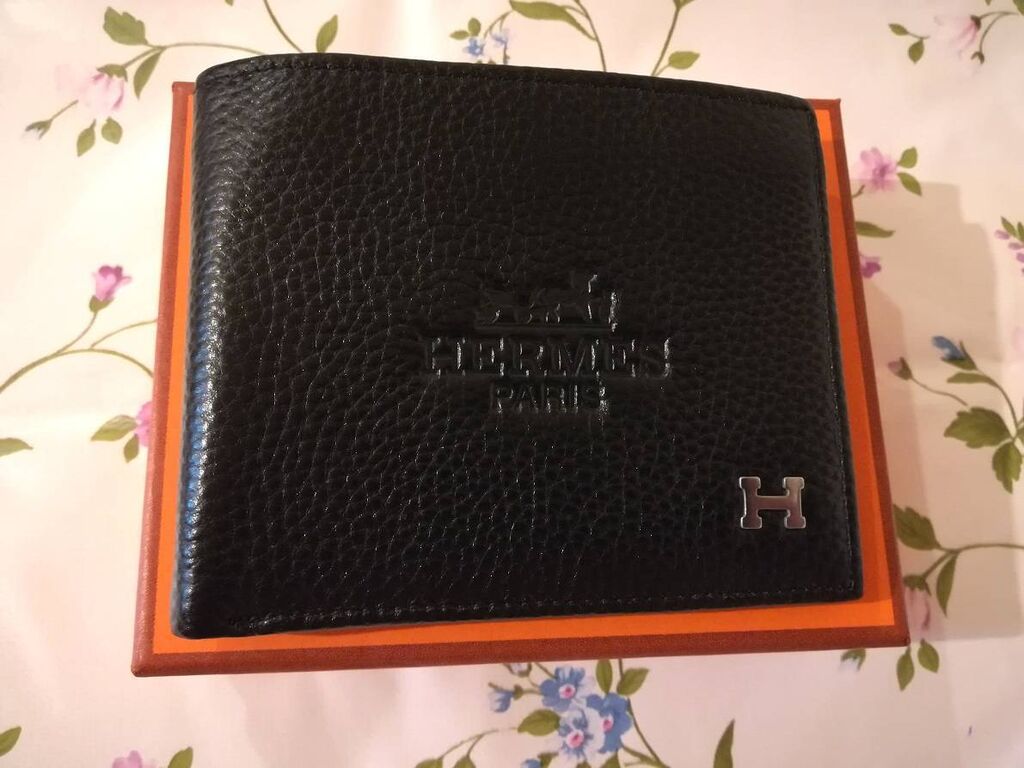 Muški novčanik, Hermes, Materijal: Koža