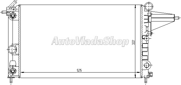 HLADNJAK OPEL VECTRA A 16 AUT