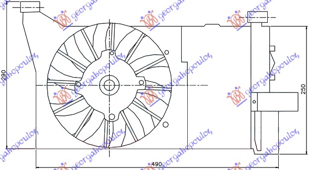 VENTILATOR A/C 900I-S-1.1