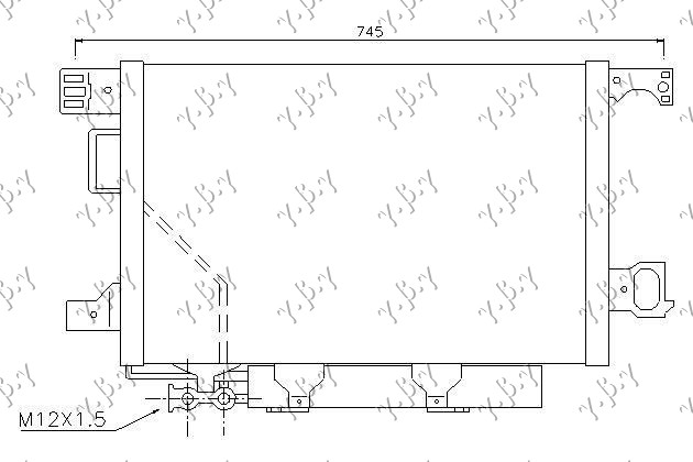 HLAD KLIME BEN-DIZ (59X37.5) VENTIL 12MM