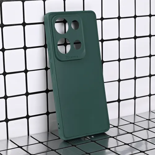 Futrola - maska 3D Camera za Xiaomi Redmi Note 14s tamno zelena