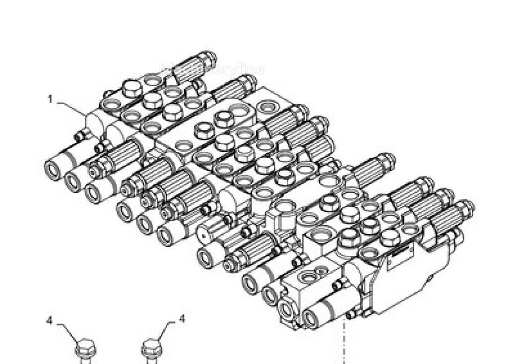 Case PX30V00083F3 hidraulični razvodnik za Case CX36B mini bagera