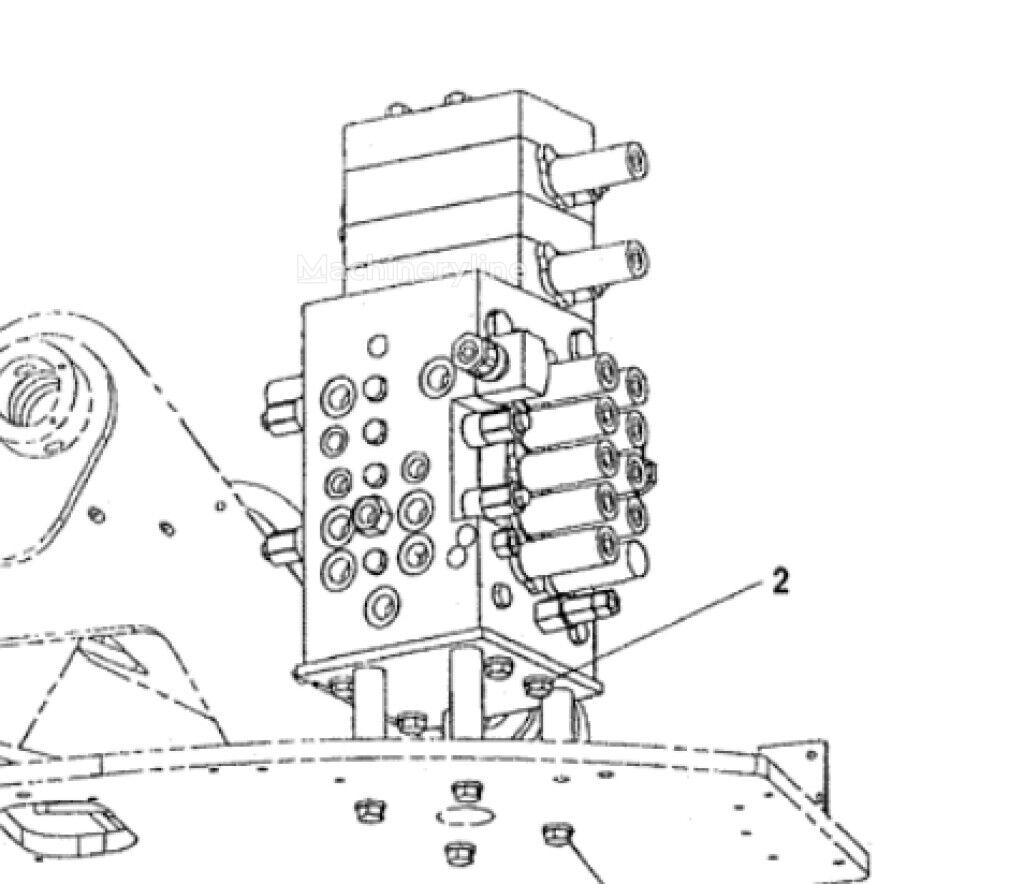 Case KMJ10660 hidraulični razvodnik za Case CX135SR bagera