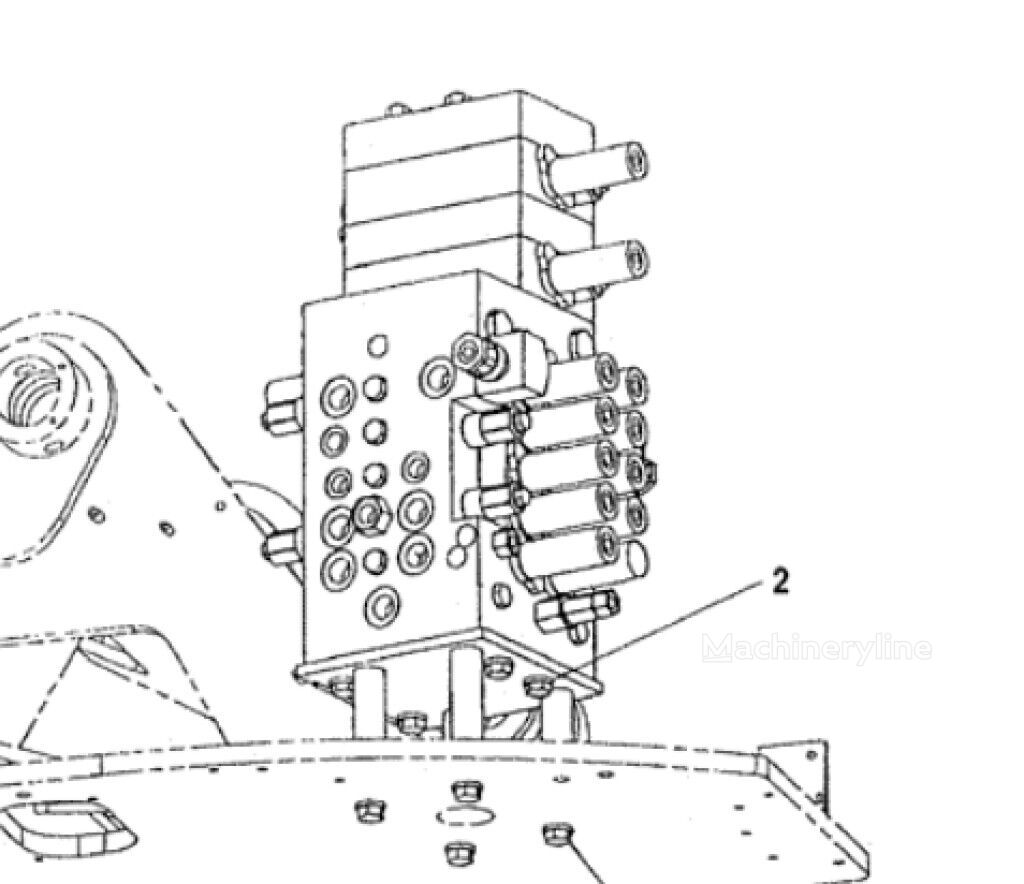 Case KMJ10830 hidraulični razvodnik za Case CX135SR bagera