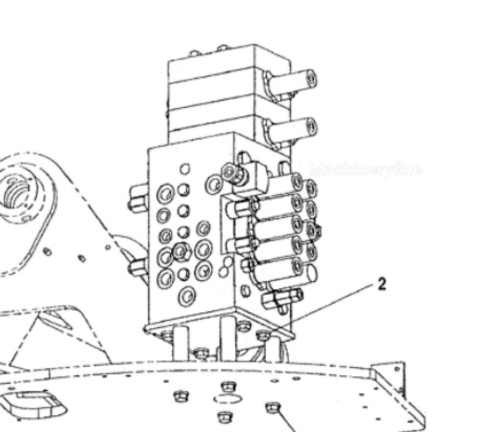 Case KMJ10720 hidraulični razvodnik za Case CX135SR bagera