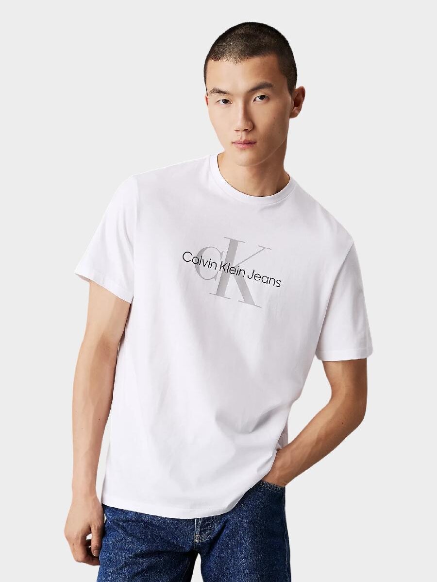 CALVIN KLEIN MUŠKA MAJICA BELA CK00040EM286 YAA