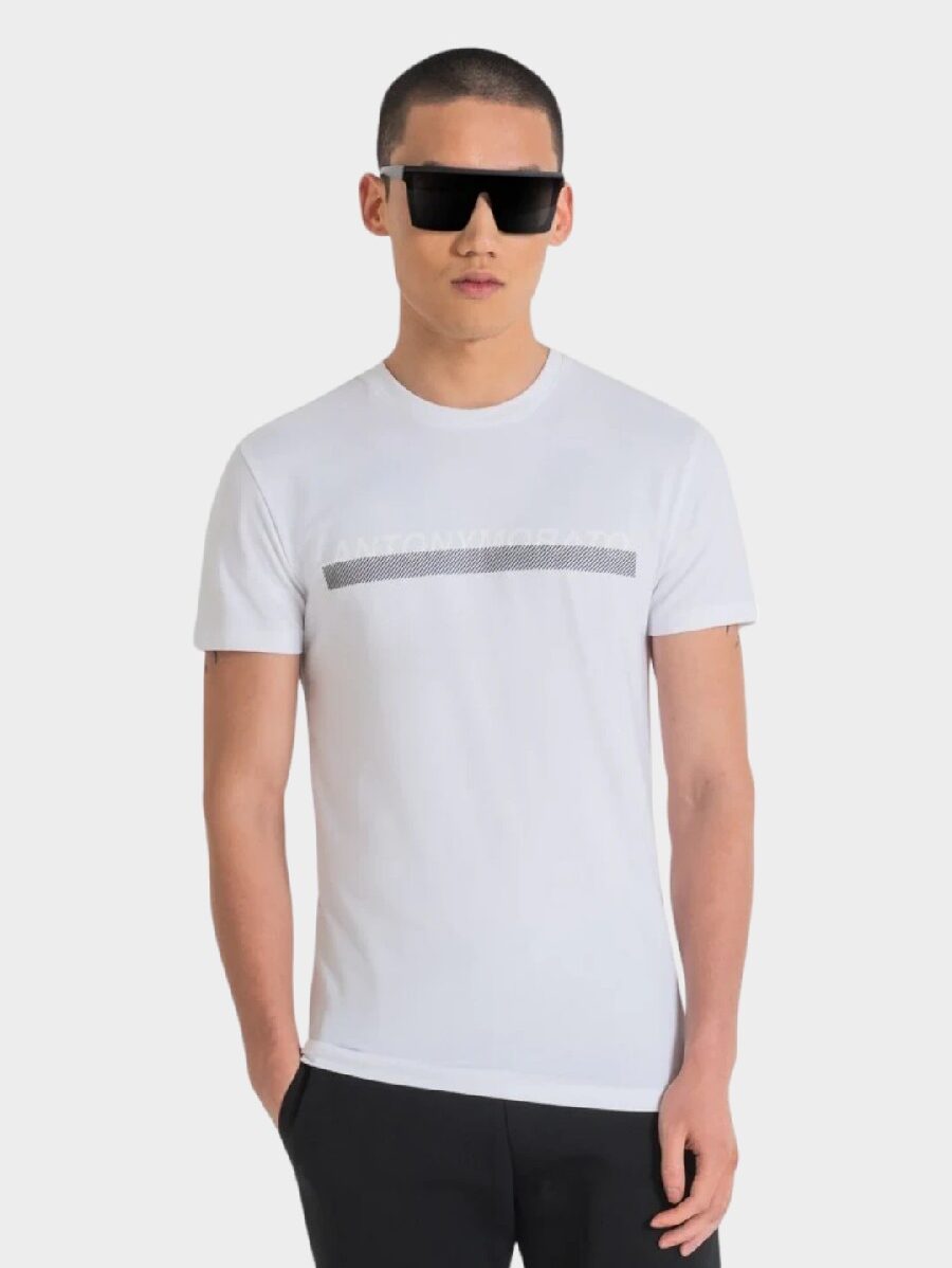 ANTONY MORATO MUŠKA MAJICA BELA MMKS02344FA120032 1000