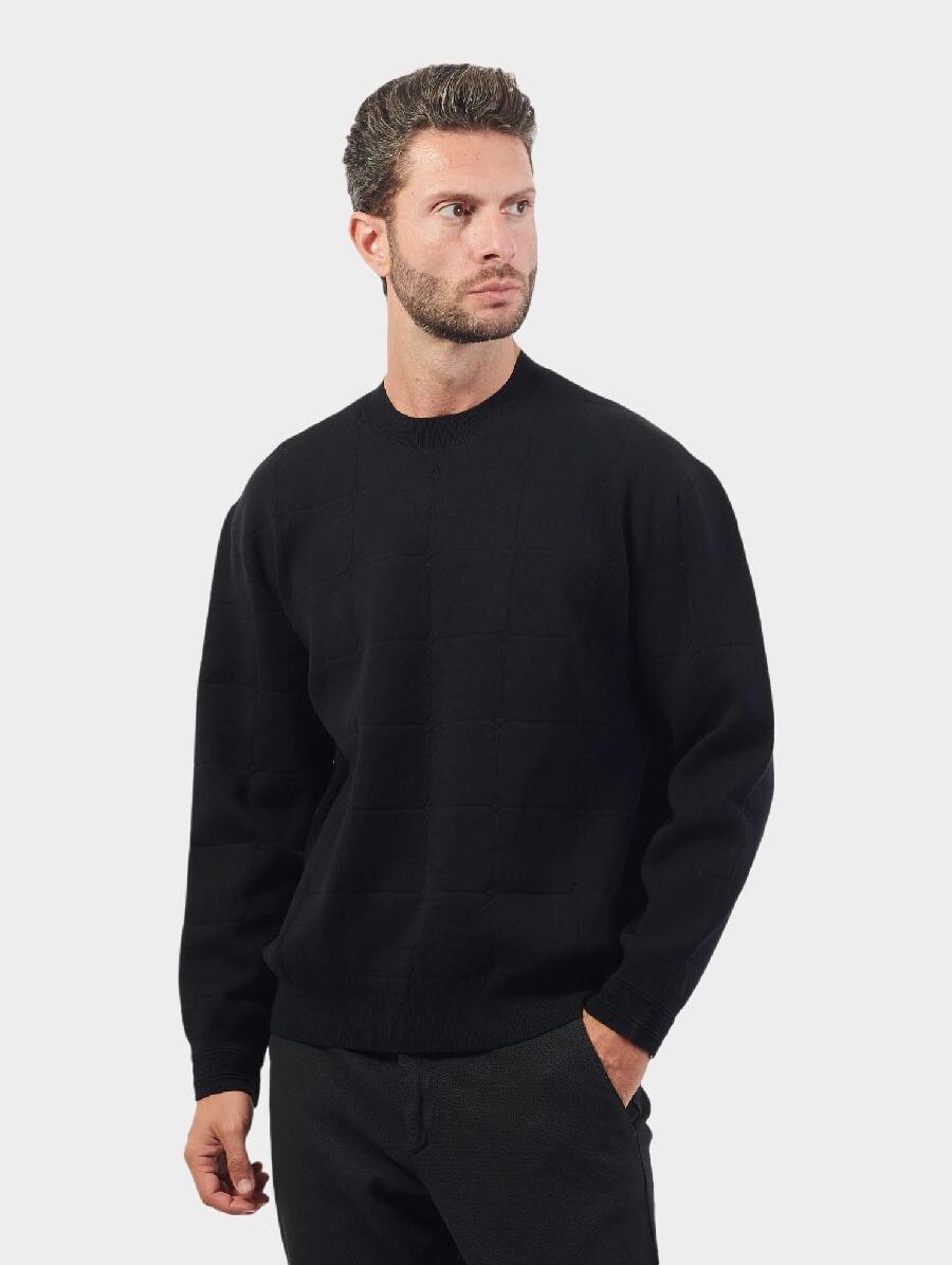 ARMANI EXCHANGE MUŠKI DZEMPER CRNI 6DZM6C ZM5AZ 1200