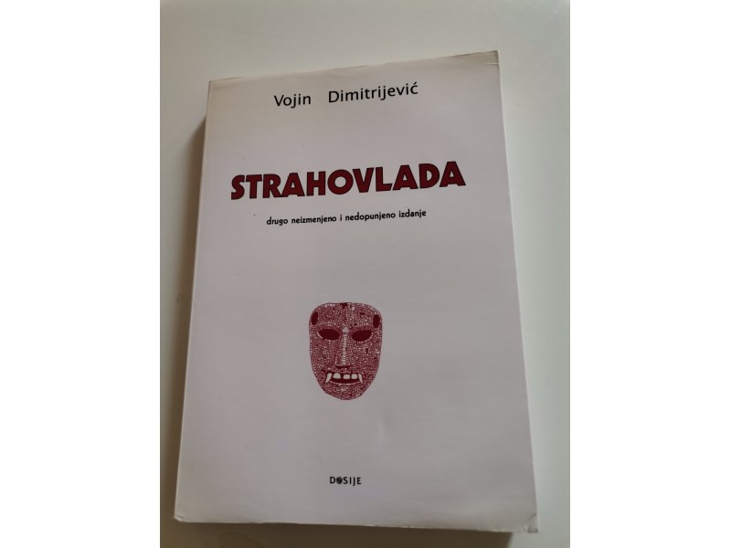 Vojin Dimitrijević, Strahovlada