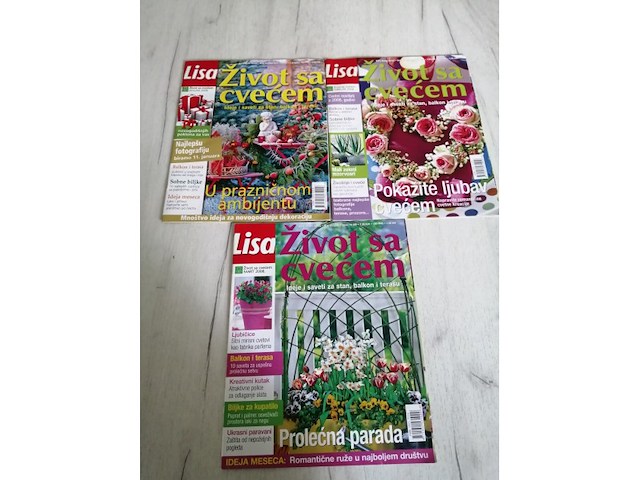 Lisa život sa cvećem (tri broja) iz 2008.