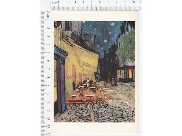 Van Gogh, Vinsent van Gog - A Sidewalk cafe at night