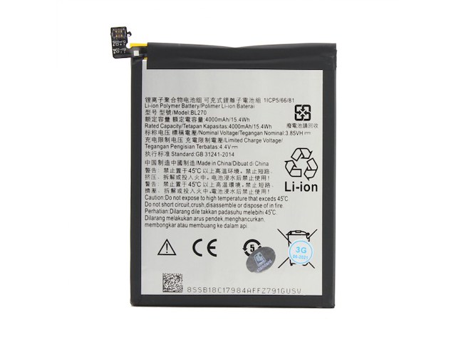 Baterija Standard za Vibe K6 Note/Motorola Moto G6 Play  BL-270