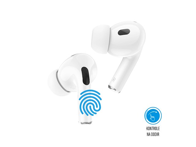 Bluetooth slusalice Teracell Airbuds Pro bele