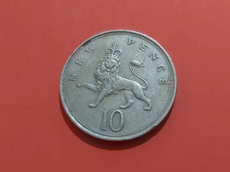 Britanija - 10 pence 1968 god