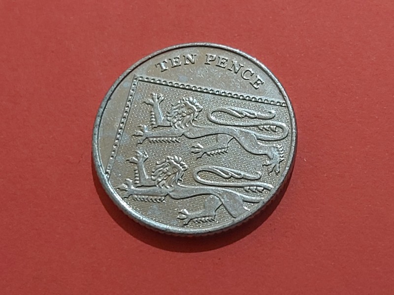 Britanija - 10 pence 2014 god