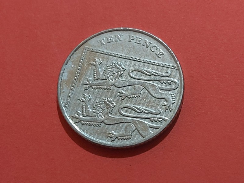 Britanija - 10 pence 2015 god