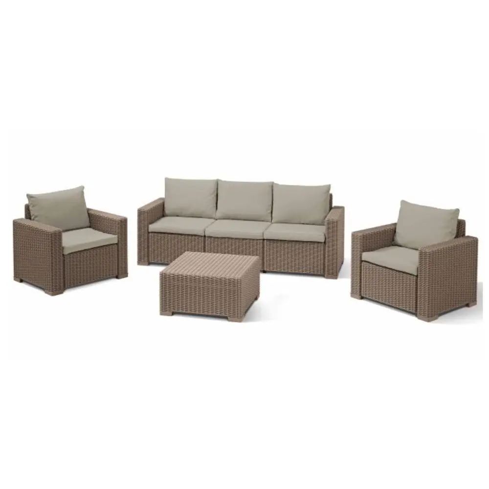 KETER California 3 Seater Kapućino Baštenski set